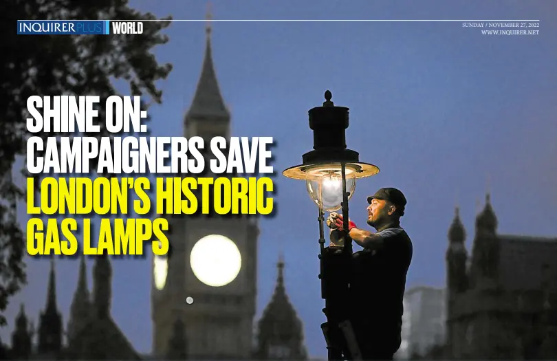 SHINE ON: CAMPAIGNER­S SAVE LONDON’S HISTORIC GAS LAMPS - PressReader