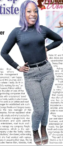 From make-up artist to artiste manager - PressReader