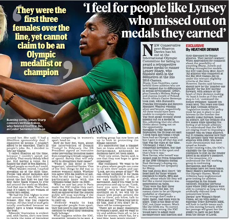 New Peer Sharron Davies shines fresh light on the Olympics anguish of Lynsey Sharp - PressReader