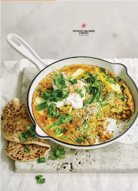 FRITTATA met DHAL-PANEER & BROCCOLI - PressReader