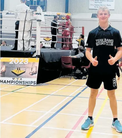 Teen boxer ready for his next bout - PressReader