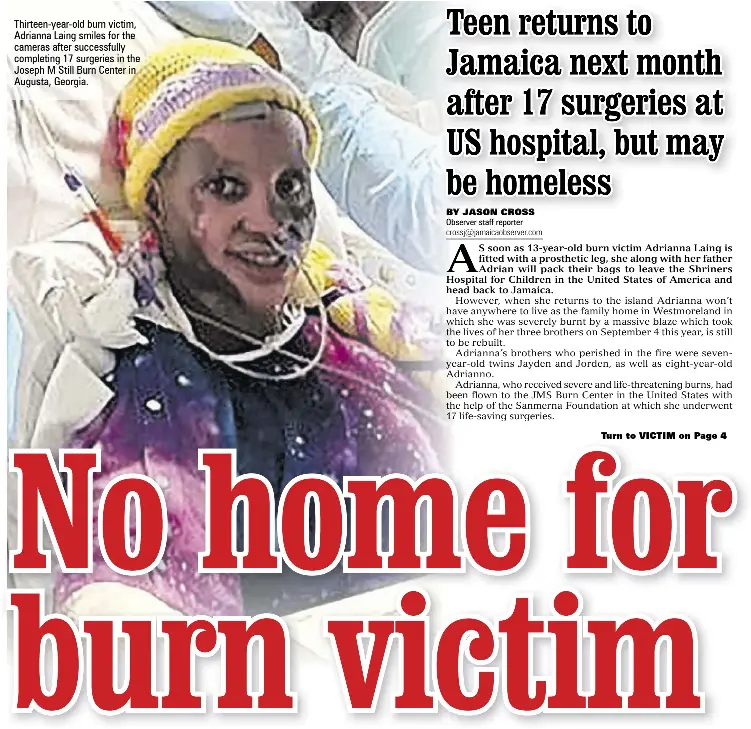 No home for burn victim - PressReader