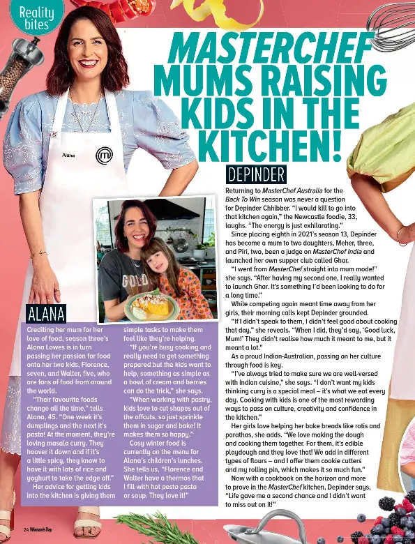 MASTERCHEF MUMS RAISING KIDS IN THE KITCHEN! - PressReader