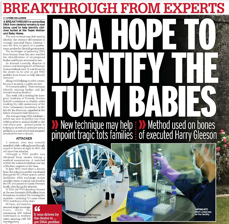 DNA hope to IDENTIFY the TUAM BABIES - PressReader