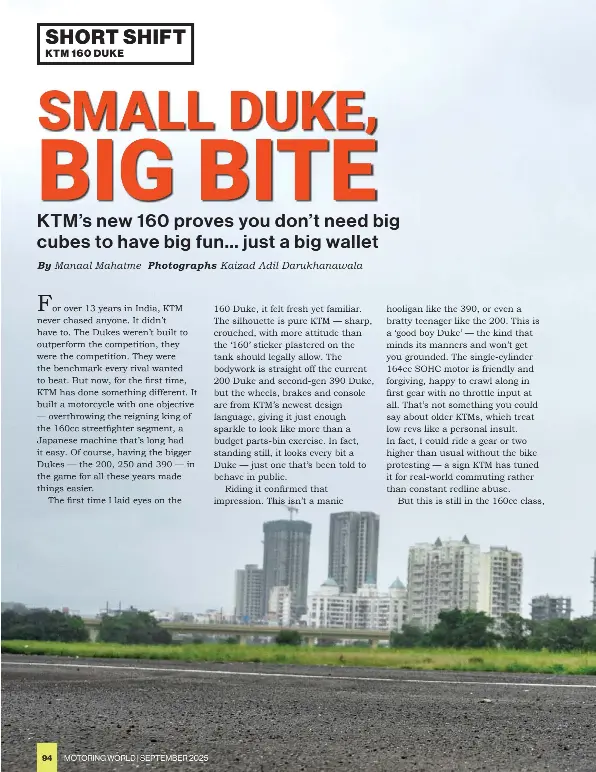 SMALL DUKE, BIG BITE - PressReader