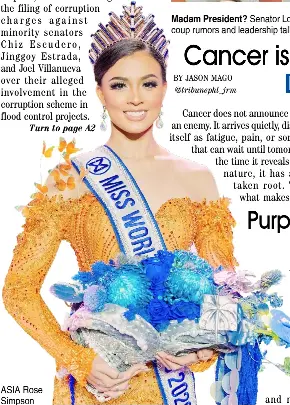 Purpose in motion: How Asia Rose Simpson ruled Miss World Philippine­s ...