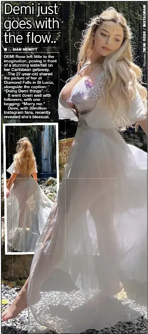 Demi just goes with the flow.. - PressReader