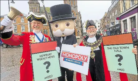 Newbury passes go for its own Monopoly game - PressReader