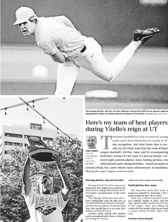 Vols all-star team under Vitello - PressReader