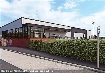New Aldi supermarke­t’s in store on Portrack Lane - PressReader