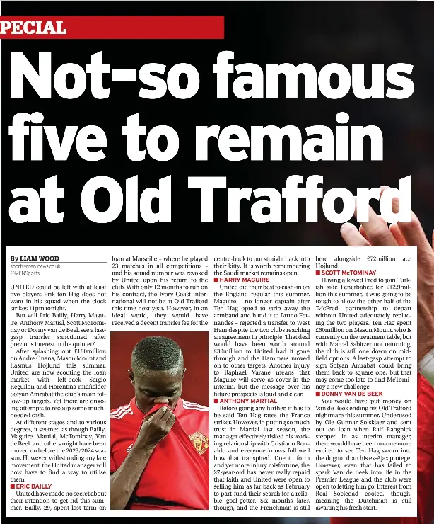 Not-so famous five to remain at Old Trafford - PressReader