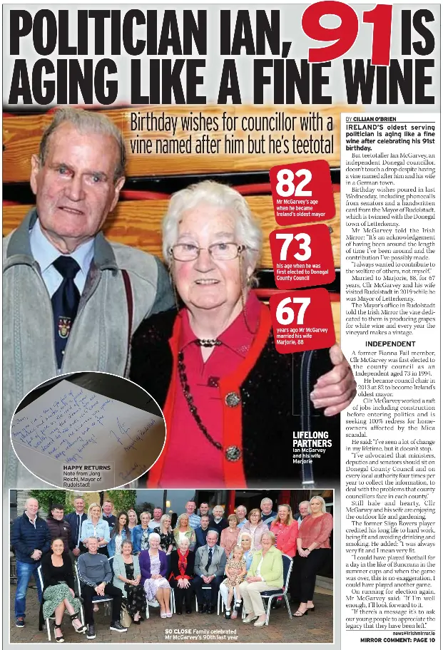 ,MONDAY POLITICIAN IAN IS AGING LIKE A FINE WINE - PressReader