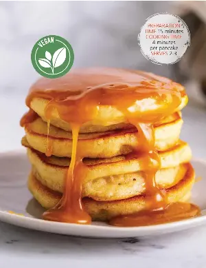 Coconut caramel vegan pancakes - PressReader