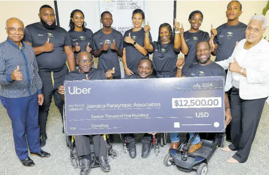 Uber Jamaica gives Paralympic team a lift - PressReader