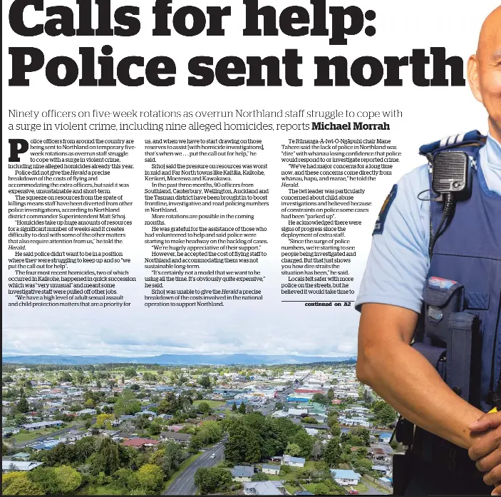 Calls for help: Police sent north - PressReader