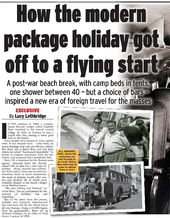 How the modern package holiday got off to a flying start - PressReader