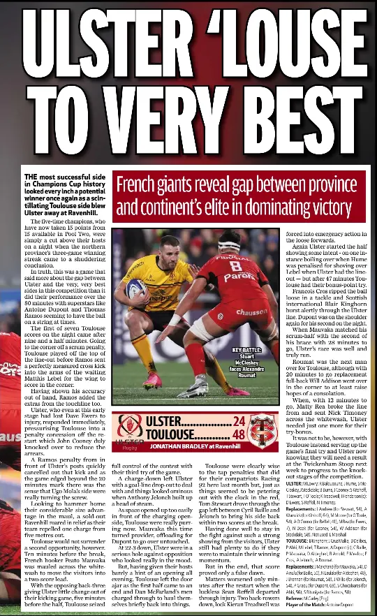 ULSTER ‘LOUSE TO VERY BEST - PressReader