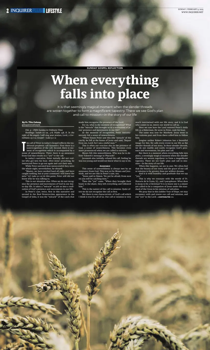 When everything falls into place - PressReader