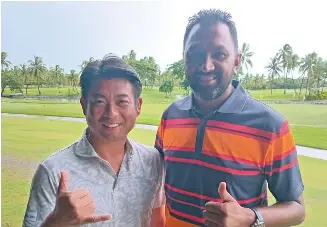 Japanese pro golfer share knowledge with locals - PressReader