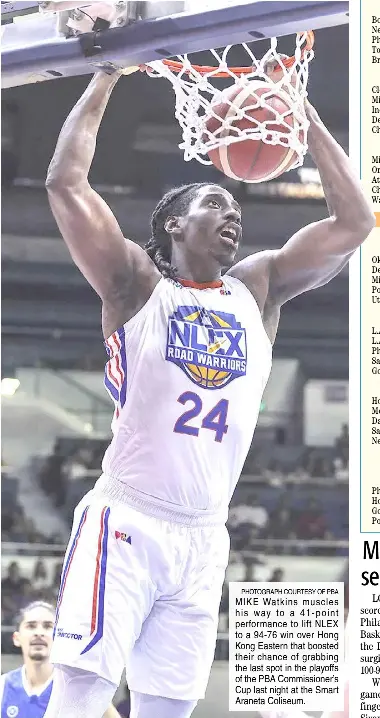 PBA Press Corps salutes Bolick historic performanc­e - PressReader