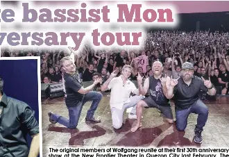 Wolfgang to honor late bassist Mon Legaspi on 30th anniversar­y tour ...