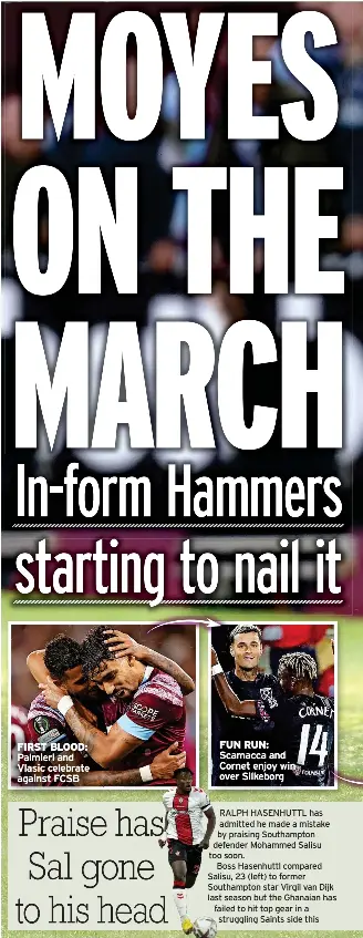 MOYES ON THE MARCH Harry Pratt - PressReader