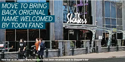 Shearer’s bar is back - PressReader
