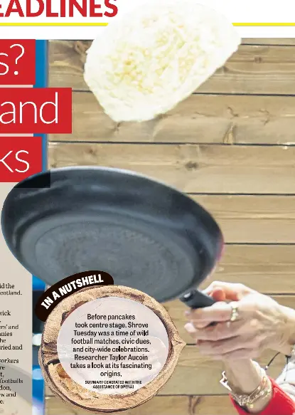 Pancake Day and its football links - PressReader