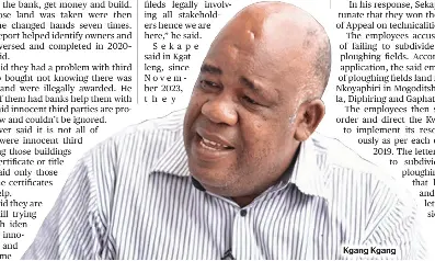 Attorneys suggest non-punitive solutions for Mogo land issues - PressReader