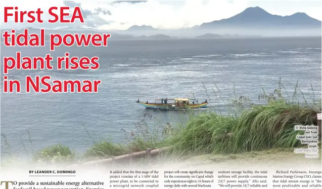 First SEA tidal power plant rises in NSamar - PressReader