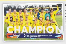 Aussie young guns blaze to Cup glory - PressReader