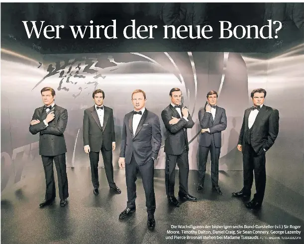 Wer wird der neue Bond? Warum kann es keine Frau werden? Könnte der neue James Bond von einem ...