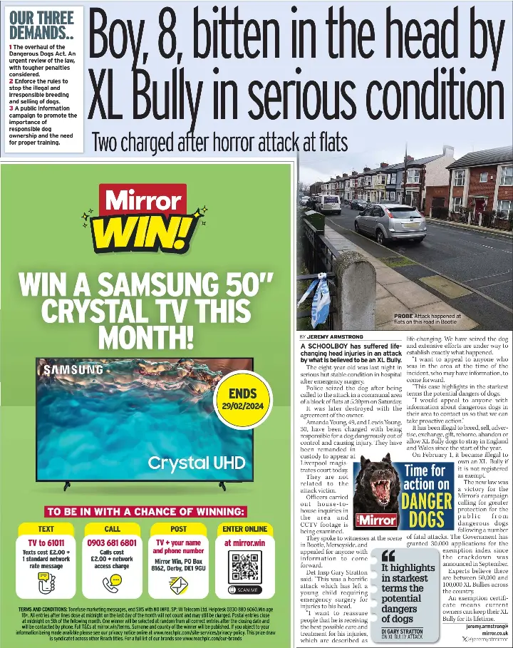 Boy, 8, bitten in the head by XL Bully in serious condition - PressReader