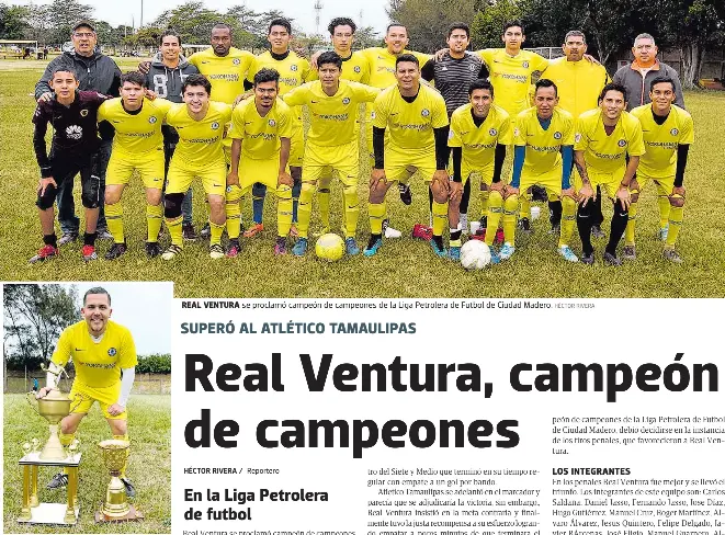 Real Ventura, campeón de campeones - PressReader