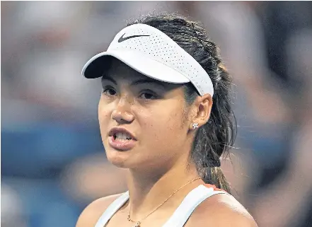 Back injury ‘not serious’ but Raducanu out of Miami Open - PressReader