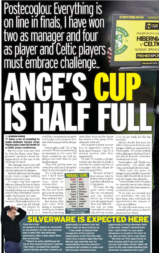 ANGE’S CUP IS HALF FULL - PressReader