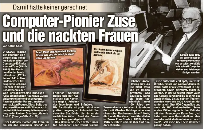 Computer-Pionier Zuse und die nackten Frauen - PressReader
