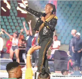 Vee Mampeezy fills up the National Stadium - PressReader
