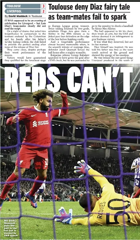 REDS CAN’T FIND QUANSAH - PressReader