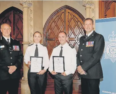 Outstandin­g Sussex Police officers’ efforts awarded | West Sussex ...