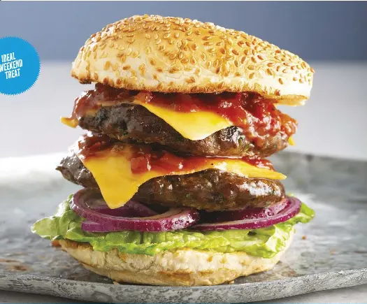 MONSTER BURGER WITH SWEET & SOUR SAUCE - PressReader