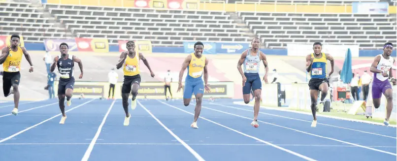 Class One Boys’ 100m gets hot - PressReader