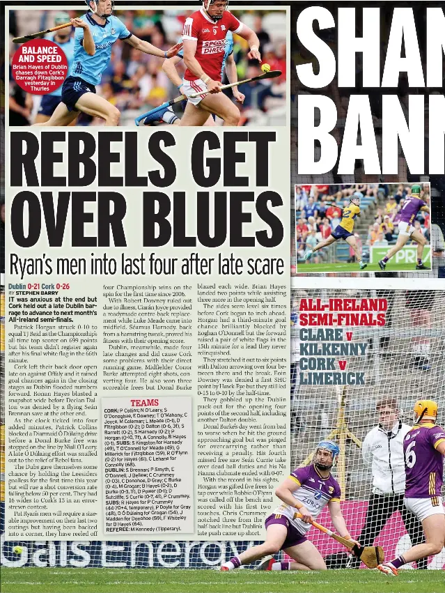 SHA BAN REBELS GET OVER BLUES NE’S RAISING NER - PressReader