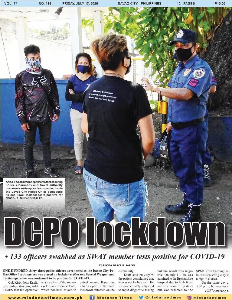 DCPO lockdown - PressReader