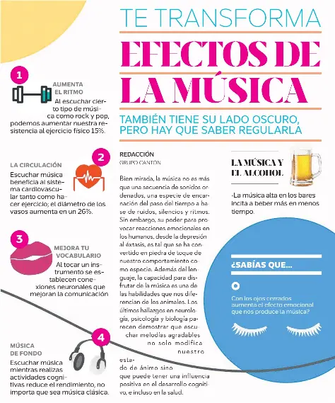 EFECTOS DE LA MÚSICA - PressReader