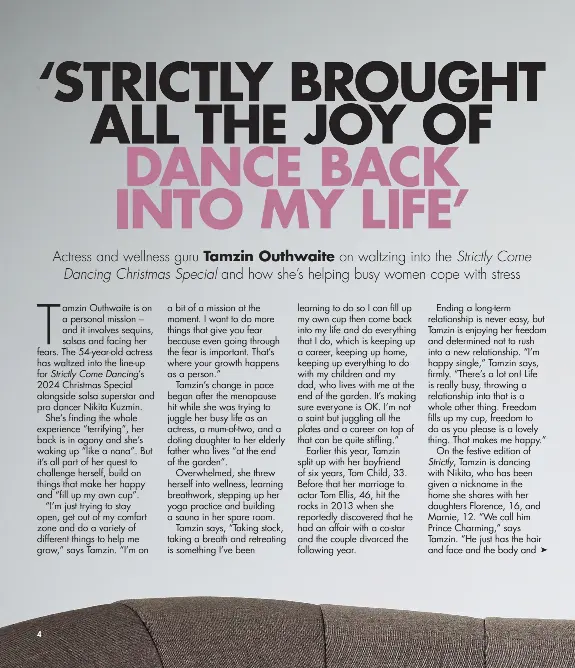 ‘Strictly brought all The joy Of dance back into my life’ - PressReader
