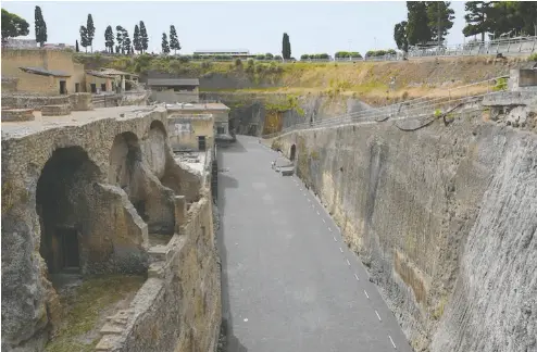 BEACH BURIED BY ERUPTION OF MOUNT VESUVIUS REOPENS - PressReader