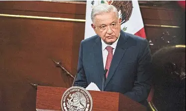 AMLO prepares to take over Vulcan Property - PressReader