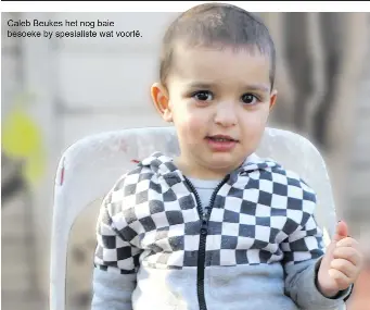 Caleb en gesin hou aan baklei - PressReader