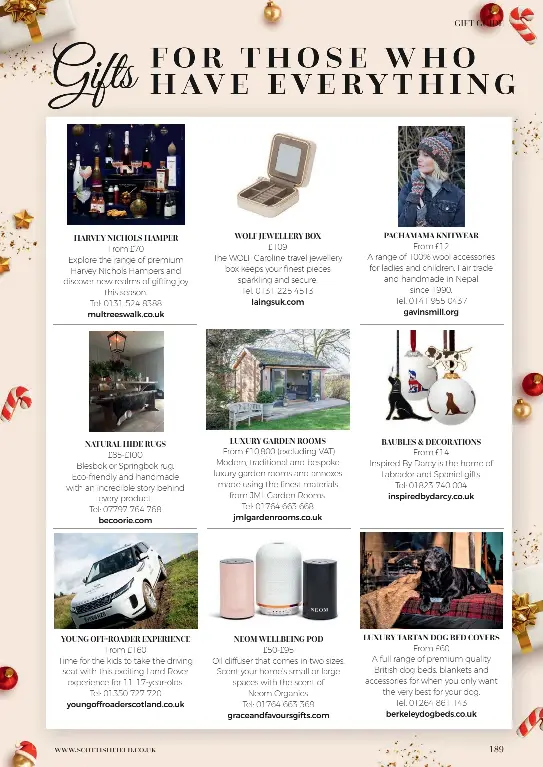 Gifts FOR THOSE WHO HAVE EVERYTHING - PressReader